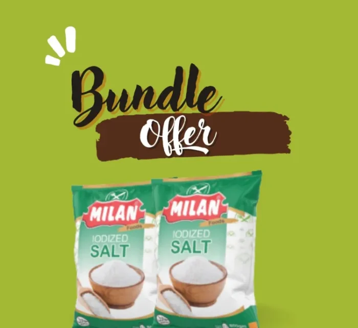 Milan Iodised Salt 800g (Double Pack) – Wanayra